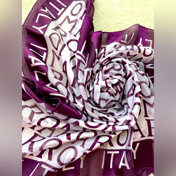 Anthropologie | Accessories | Bnwot Roma Italy Purple See Through ...